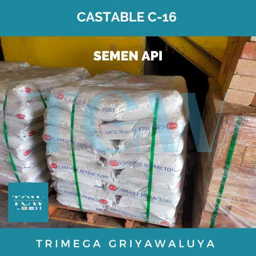 Jual Castable C16 RCH Semen Tahan Api 25Kg /zax Semen Api C-16 C 16 ...