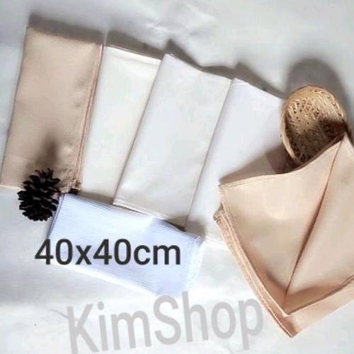 Jual SERBET NAPKIN HOTEL CAFE RESTO UKURAN 40X40 - Broken White, 40x40 ...
