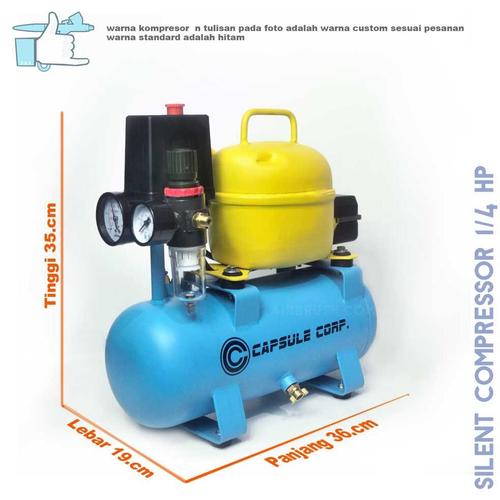 Jual mini kompresor silent - compressor silent airbrush - tabung ...