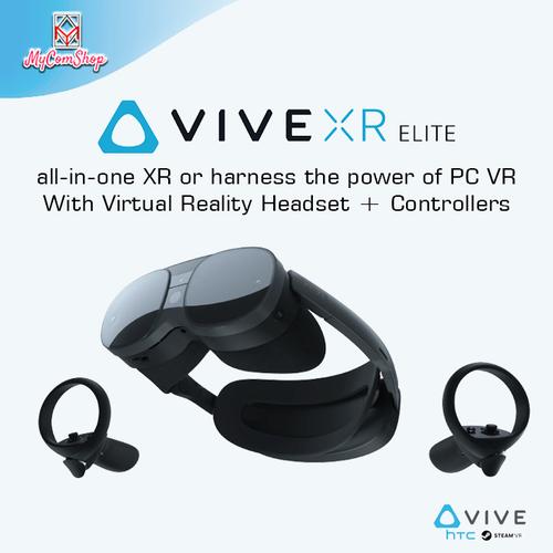 Jual HTC VIVE XR ELITE VR VIRTUAL REALITY HEADSET WITH 2 CONTROLLERS L ...