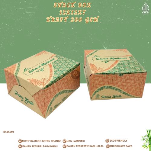 Jual Dus Snack 12x12 Bahan 200 Gsm (B43K149) - Kota Bandung - Berkah ...
