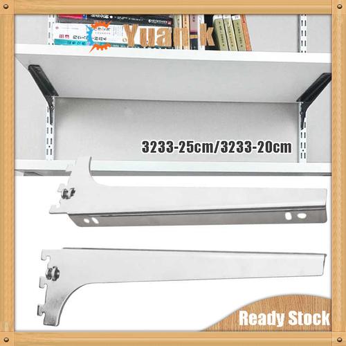 Jual 20 cm 25 cm Daun Bracket Kaca Braket Kaca Penyangga Rak Display ...