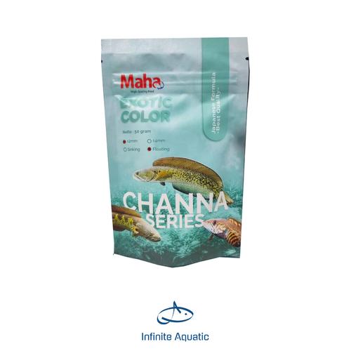 Jual Pelet ikan MAHA EXOTIC COLOR 50 gram Channa Predator Ikan Hias ...
