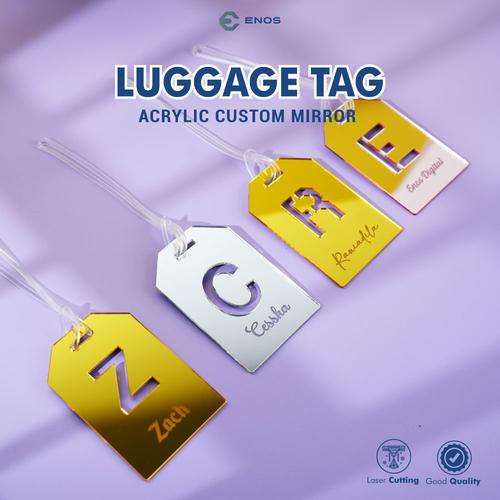Promo Gantungan Tas Koper Luggage Tag Nama Bag Tag Custom Tag Label ...