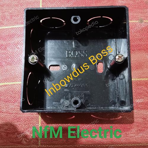 Jual INBOWDUS BOSS plastik Hitam/ inbow dus BOSS kotak hitam / mangkok ...