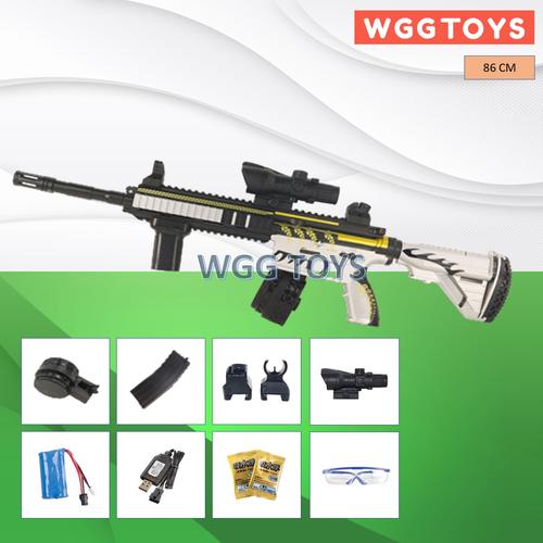 Jual Mainan Water Gel Blaster FJS M416 / 416 WGB Mainan Anak Automatic ...