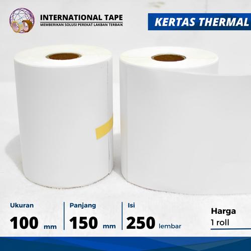 Jual KERTAS STICKER LABEL THERMAL 100 X 150MM ISI 250 PCS "PER ROLL" - 300 - Jakarta Barat ...