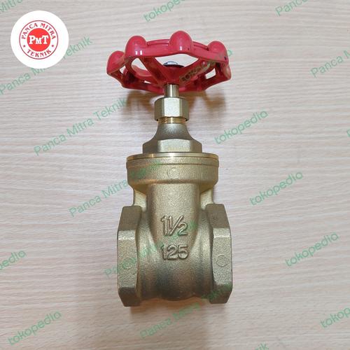 Jual Gate Valve Kuningan Kitz 1-1/2" inch Original - Jakarta Barat ...