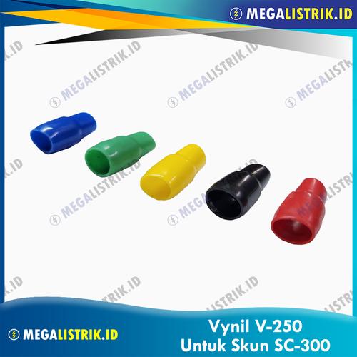 Jual Vinyl Skun 300mm V-250 / Vinil Skun Kabel SC 300 mm V250 / End Cap ...