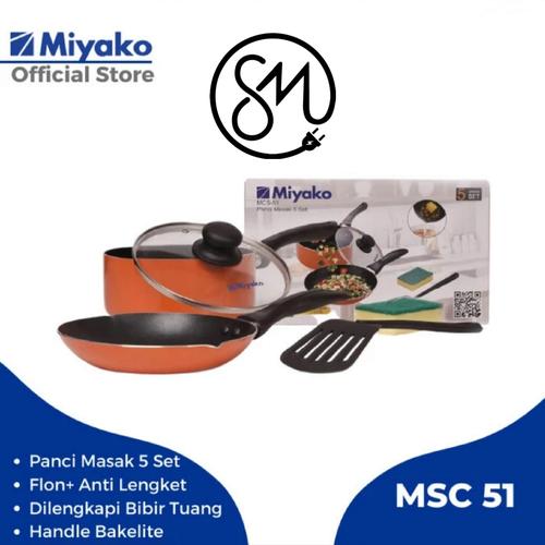 Jual Panci masak 5 set Miyako MCS-51 Micook 5in1 MCS51 Komplit lengkap - Kota Pekanbaru - Sinar ...