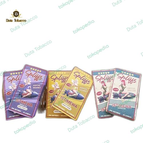 Jual Kertas Spliffs Flavour Rasa Pisang Tawar Vanilla Paper dengan Lem ...