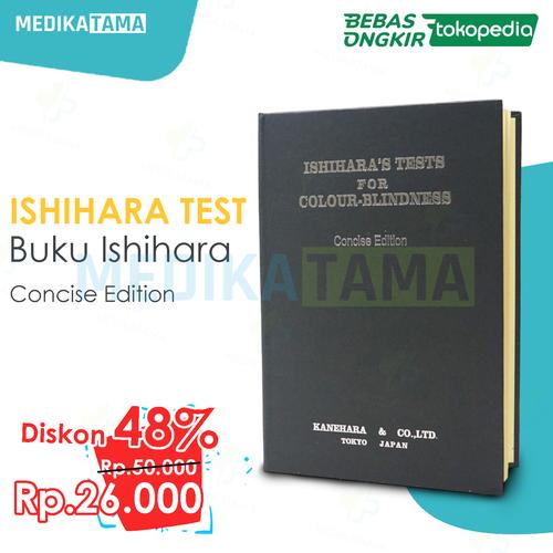 Jual Buku Ishihara 14 Plate Buku Tes Buta Warna Concise Edition isihara ...