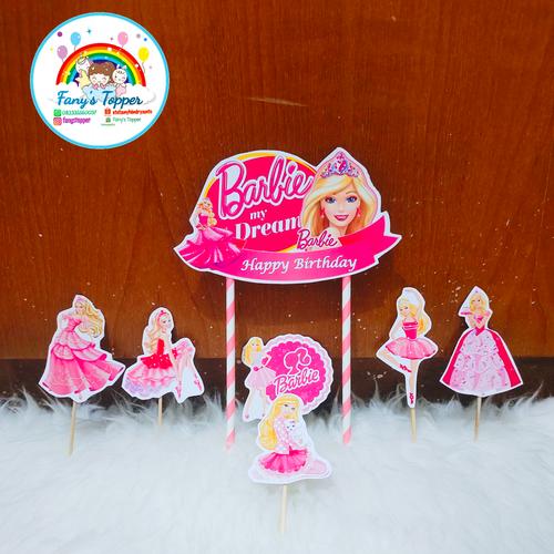 Jual Topper barbie topper ulang tahun topper happy birthday hiasan ...