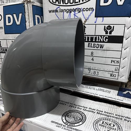 Jual ELBOW 8" inch DV LANGGENG KENI KNEE PVC D KNIE BELOKAN PIPA - Kota ...
