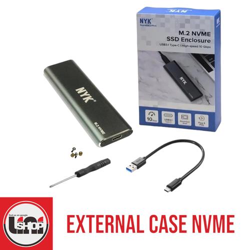 Jual External Case Enclosure NYK Master Chip - ssd nvme Casing - Kab ...