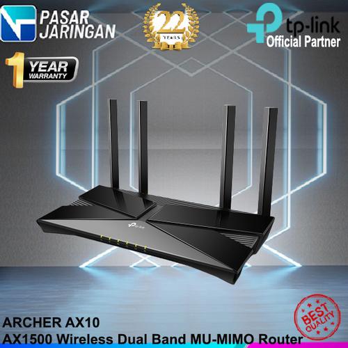 Jual Tplink Archer AX10 AX1500 Wifi 6 Wireless MU-MIMO Gigabit Router ...