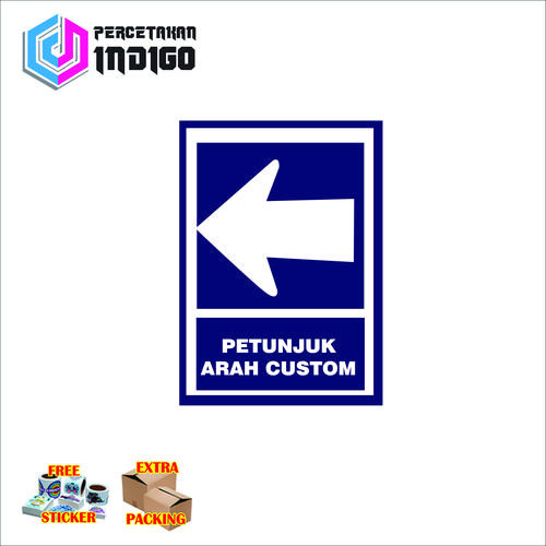 Jual plat alumunium rambu petunjuk arah custom type r - Kab. Bekasi ...