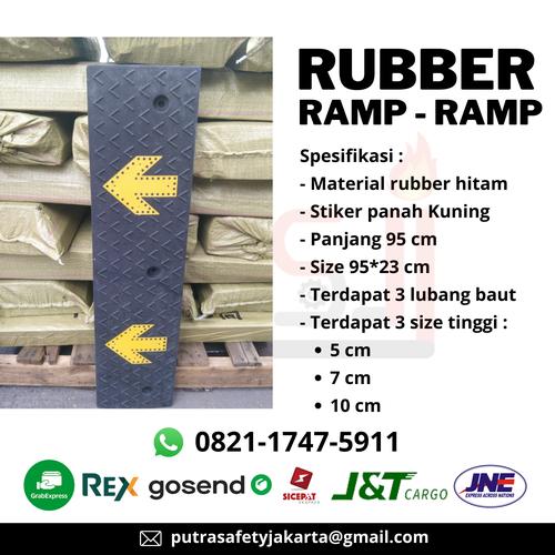 Jual RUBBER CURB RAMP BAHAN KARET 5 10 CM SOLID SIDEWALK DOORLINE ...
