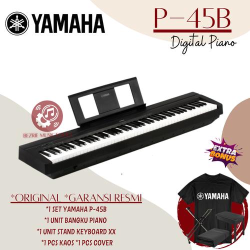 Jual Yamaha P45-B Portable Digital Piano 88 Keys Original Yamaha P-45B ...