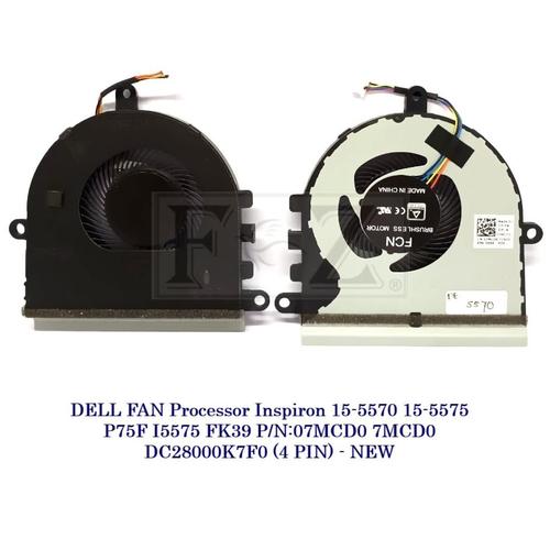 Jual DELL FAN Processor Inspiron 15-5000 15-5570 15-5575 P75F I5575 ...