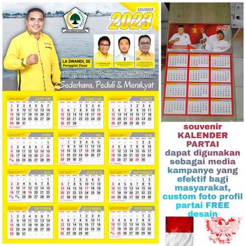 Jual cetak kalender partai 2024 murah - Kota Yogyakarta - admin ...