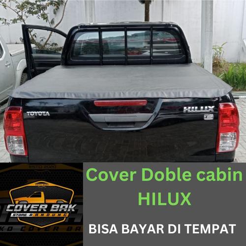 Promo Cover bak Terpal Penutup Bak Hilux Double Cabin - Hitam, Terpal + Besi - Kab. Bandung ...