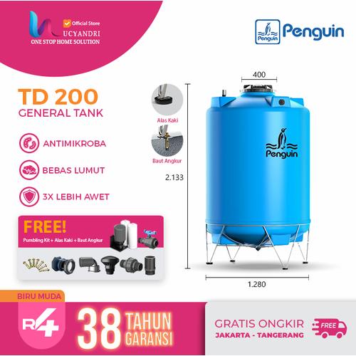 Promo Harga Tangki Air, Toren Air, Tandon Air Penguin TD 200 PREMIUM ...