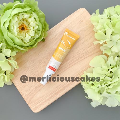 Jual My Flavor Gold Glitter Piping Gel Tulisan Cake Kue 40 Gram ...