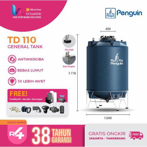 Jual Tangki Air Drain PENGUIN TD 110 Kaki Vol. 1050 L Toren Tandon ...