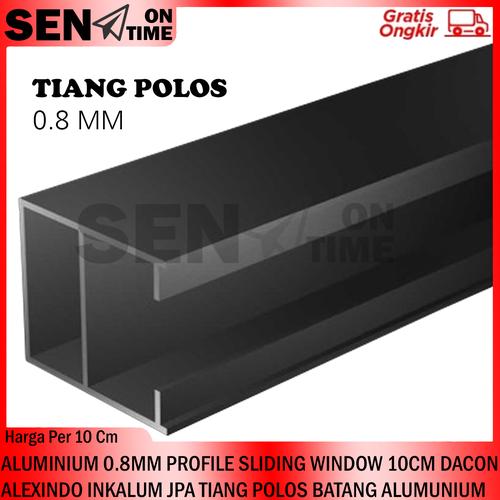 Jual Aluminium Profil Tiang Polos Sliding Window Per 10cm Kusen ...