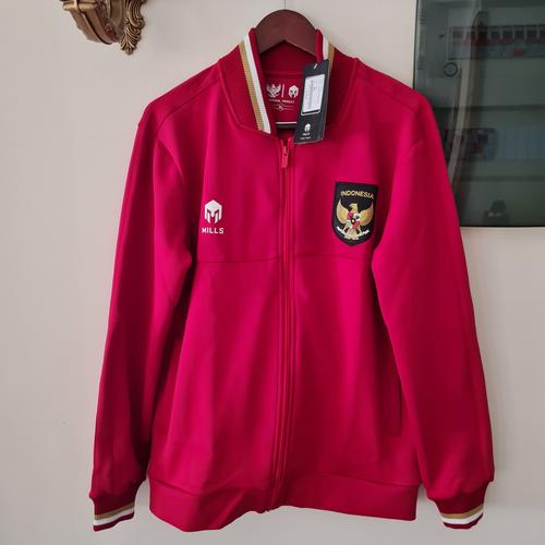 Jual Jaket Tracktop MILLS Timnas Indonesia Track Jacket 2022 Original ...