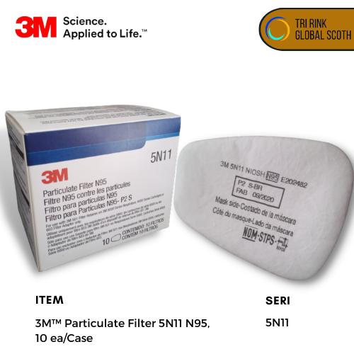 Jual Cartridge Filter 3M 5N11 Particulate Filter N95 Original - 10 pcs ...