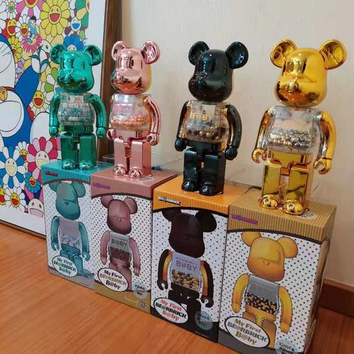 Jual Pajangan Patung Dekorasi Kamar /Bearbrick Popobe Figurine EB Home ...