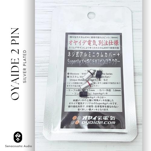Jual OYAIDE 2PIN 0.78mm SuperAg Silver Plated DIY IEM PIN Connector V2 ...