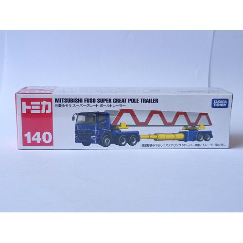 Jual Tomica Long 140 Mitsubishi Fuso Super Great Pole Trailer miniatur ...