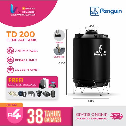Jual Tangki Air Drain PENGUIN TD 200 Kaki Vol. 2000 L Toren Tandon ...
