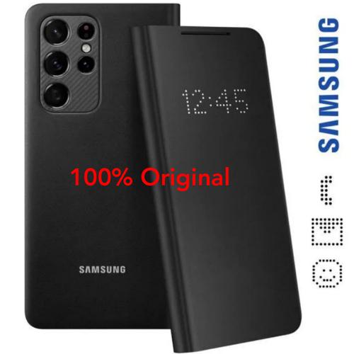 Jual Samsung Galaxy S21 Ultra 5G Plus Original LED View Flip Cover ...