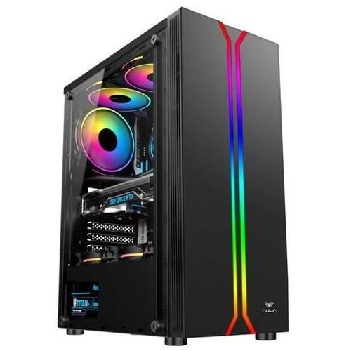 Jual CASING PC GAMING AULA FZ011 ATX INCLUDE 3 FAN RGB - CASING AULA FZ ...