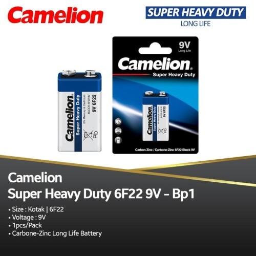 Jual CAMELION Baterai 9V Super Heavy Duty 6F22-BP1B - Kota Manado ...