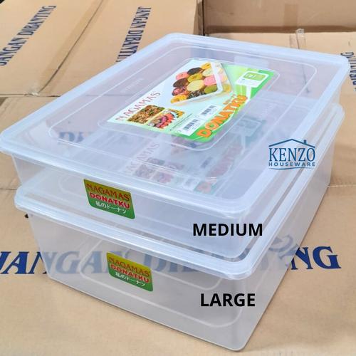 Jual Tempat Donat Medium Large Plastik Kue Donat Warna Transparan BIGGY ...