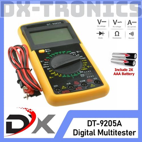 Jual DT-9205A Multimeter DT9205A / Multitester / Avometer DT 9205A Avo ...
