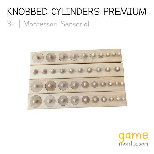 Promo Montessori Sensorial Knobbed Cylinders Cicil 0% 3x - Kab ...