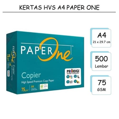 Jual Kertas HVS A4 75gsm / Kertas PP One / Kertas Fotocopy PaperOne A4 ...