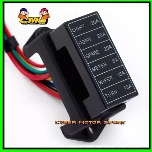 Jual Fuse box universal. Tempat sekring mobil motor . kotak sekring 12v ...