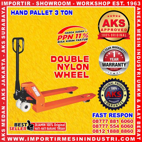 Jual Hand Pallet Stacker Lift 3 Ton Alat Palet Angkat Barang Gudang ...
