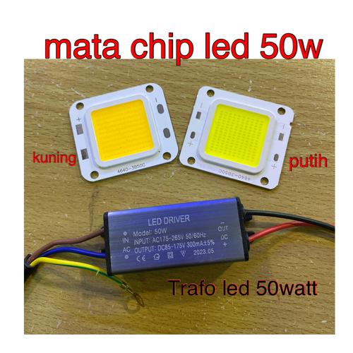 Jual mata chip led 50watt 50w + trafo driver ballast led 50w 50 w 50watt - Jakarta Pusat - Fania ...