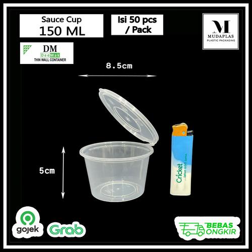 Jual Sauce Cup 150 ml isi 50 pcs Tempat Saos Sambal Plastik Container - Jakarta Pusat - Mudaplas ...