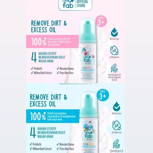 Jual Bambi Little Fab Foaming Wash Sabun Cuci Muka Anak Cewek Cowok ...