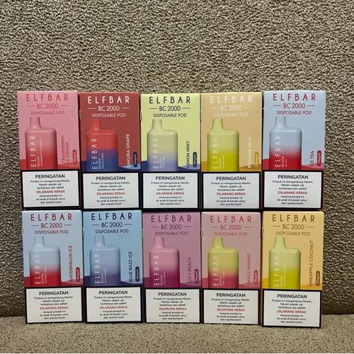 Jual Elf bar Elfbar 2000 puffs Pods BC 2000 puff Disposable Vape ...