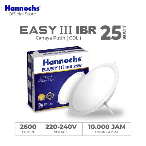 Promo Hannochs Lampu Downlight LED EASY III 25W IBR Cahaya Putih INBOW ...